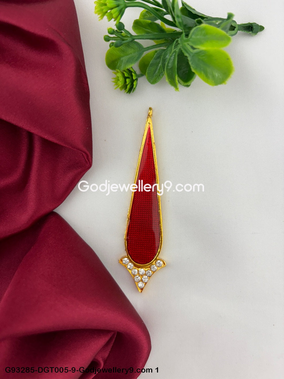 Deity Stone Tilakam Pottu Bindi for Vishnu Murti Forehead Use ...